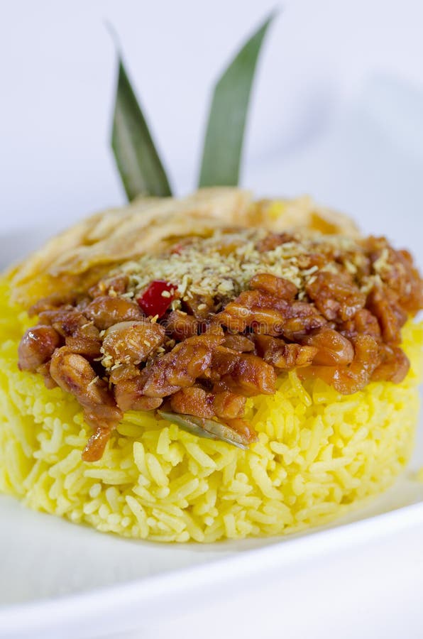 The Famous Indonesian Fried Rice Stock Photo - Image of indonesian ...