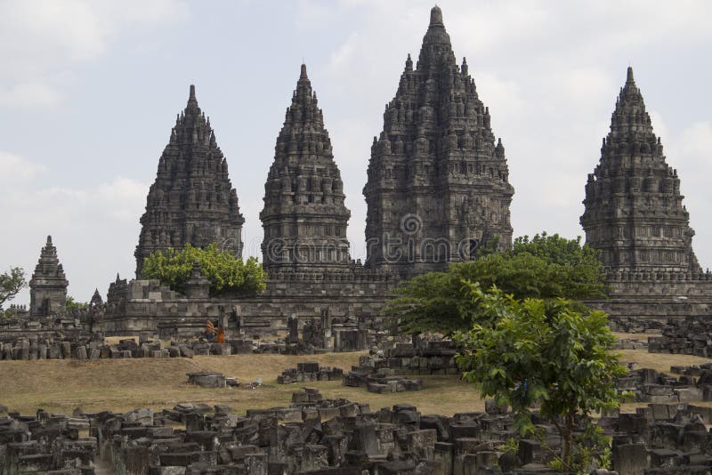 Famous Indonesian Temple on Java Editorial Photography - Image of stone ...