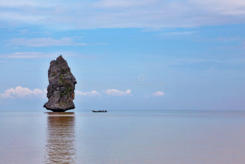 Famous Island-rock Sail Rock Stock Image - Image of cliff, wave: 19981731