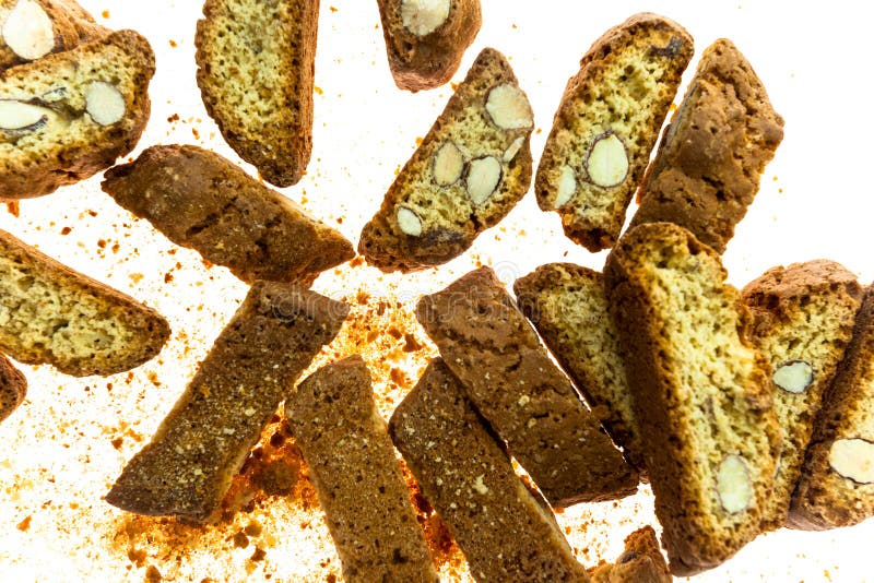 Famous Italian Cookies Called Cantuccini Stock Image - Image of ...