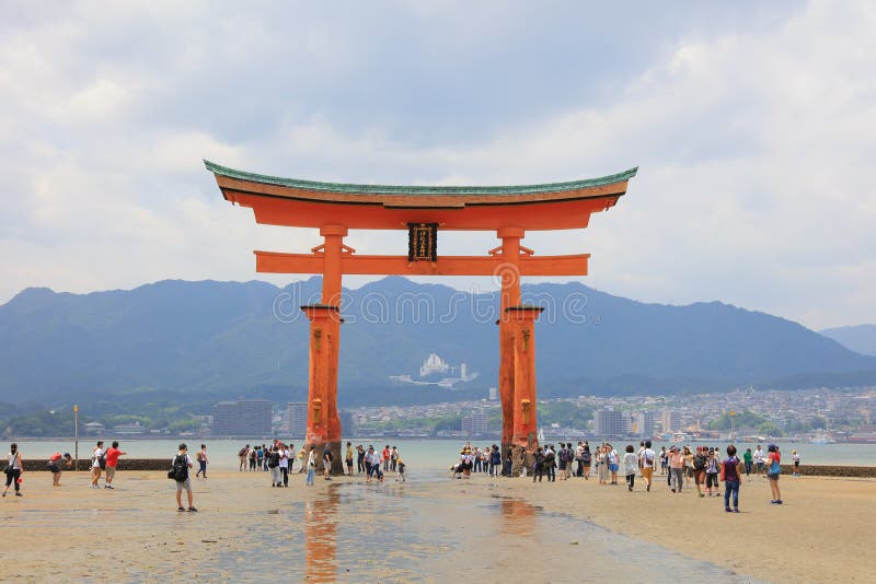 Giant Torii, Japanese gate stock photo. Image of shrine - 32247378