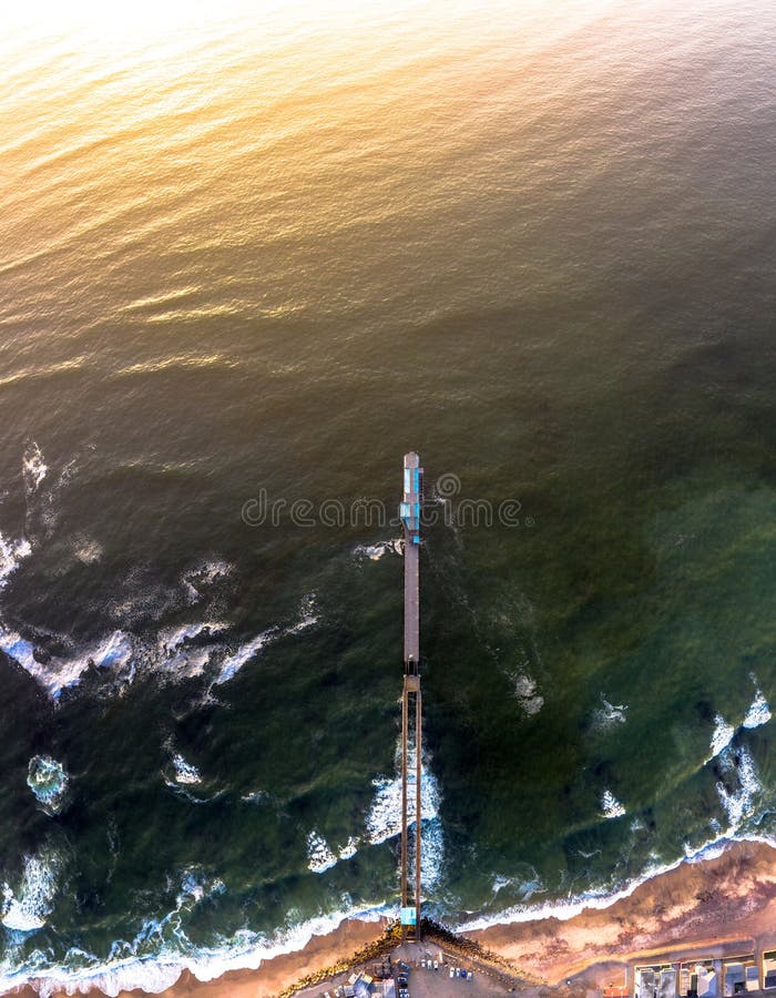 The Jetty in Swakopmund on the Coast of Namibia. Stock Photo - Image of ...