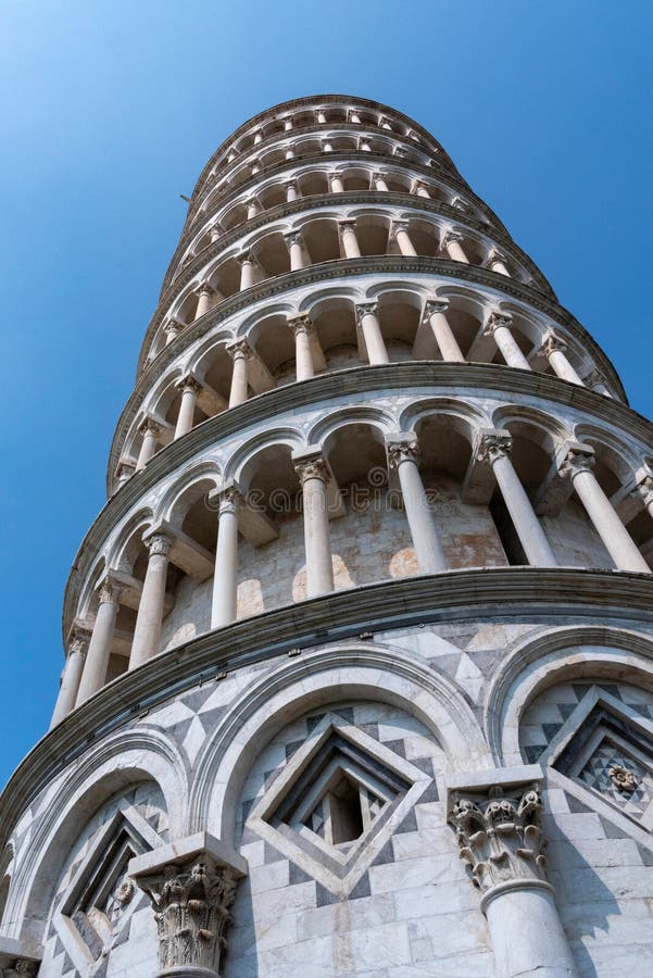 The Famous Leaning Tower of Pisa Editorial Photo - Image of marble ...