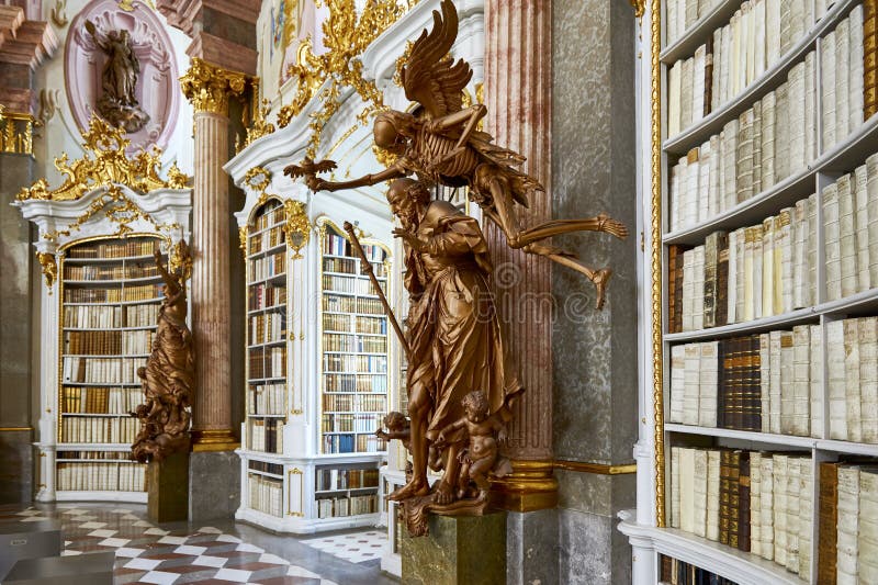 The Famous Library of Admont Abbey Editorial Image - Image of ...