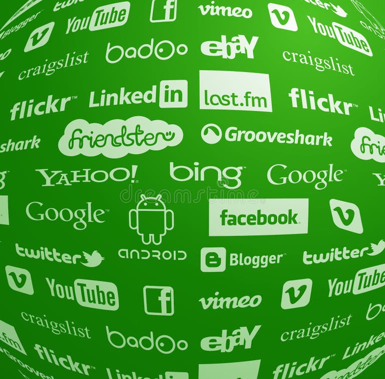 Famous Internet Logos Stock Illustrations – 147 Famous Internet Logos ...