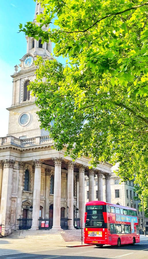 Famous London red bus editorial image. Image of famous - 263744965