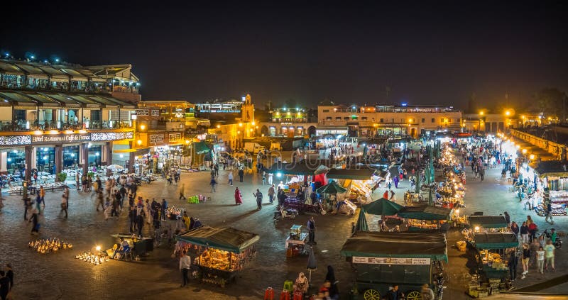 The Famous Market in Marrakech in Morrocco Editorial Photography ...