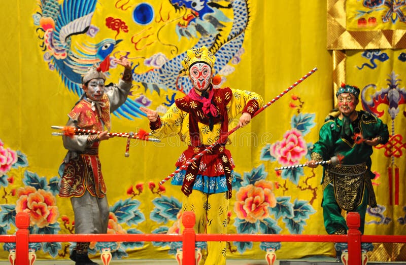 Famous Monkey King Opera Performance Editorial Stock Photo - Image of ...