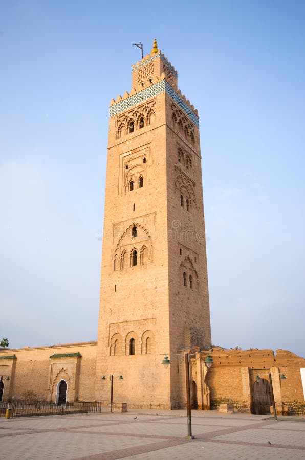 Mosque of the Marrakech stock image. Image of koutoubia - 36504577