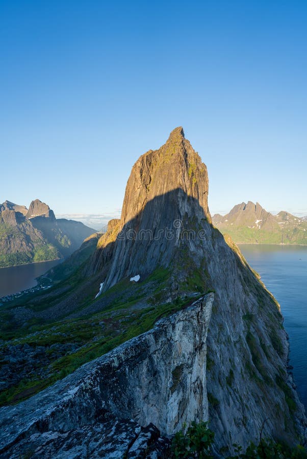 Segla on Senja stock photo. Image of peaceful, coastline - 359324340