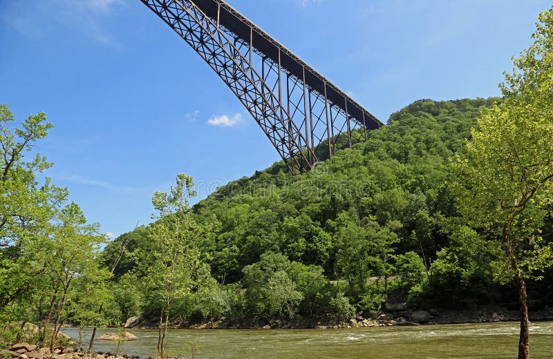 On New River stock image. Image of architecture, steel - 164278641
