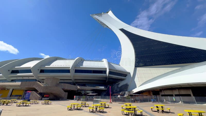 The Famous Olympic Stadium and Tower of Montreal Canada - MONTREAL ...