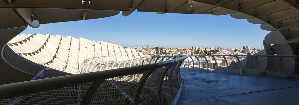 Famous Parasol Structure in Sevilla Editorial Photo - Image of ...
