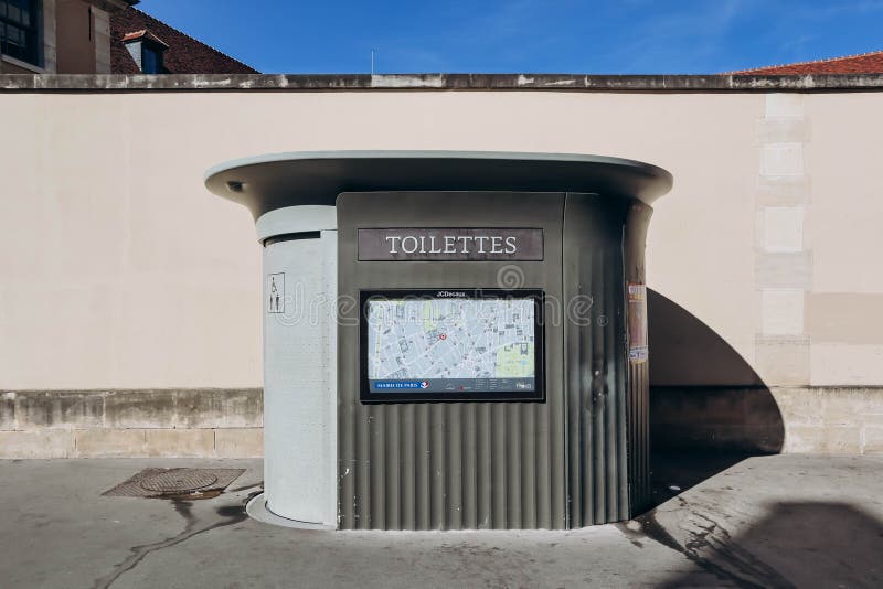 Famous Parisian Toilets on the Streets Editorial Photography - Image of ...
