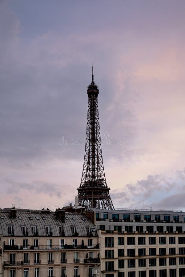 A Famous Place on the Rooftops of Paris Stock Image - Image of building ...