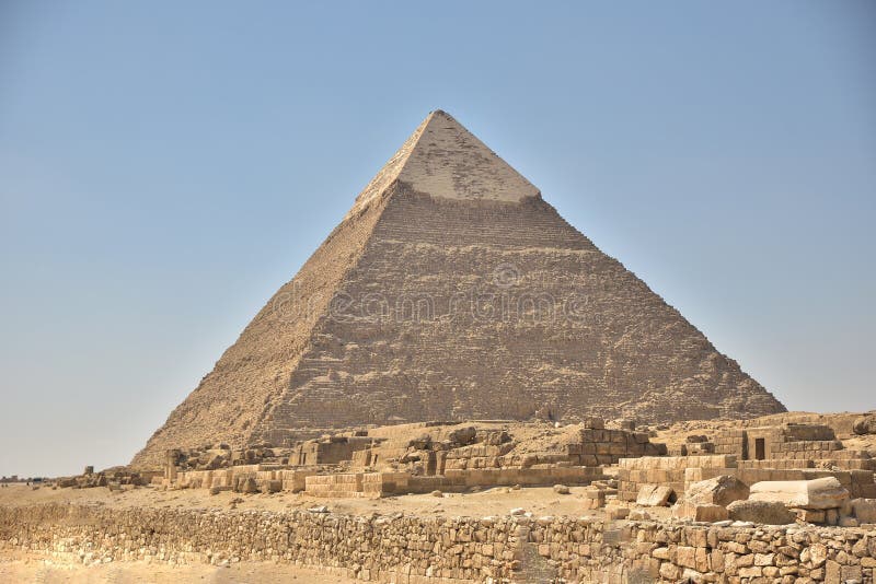 The Famous Pyramids of Egypt. Stock Photo - Image of ancient, arabian ...