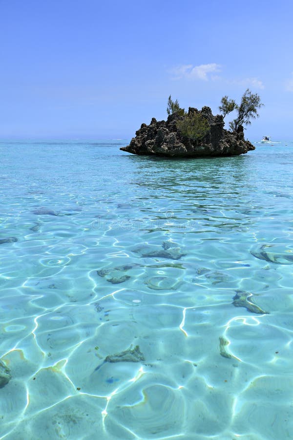Crystal Rock Mauritius stock photo. Image of rock, beach - 5297560