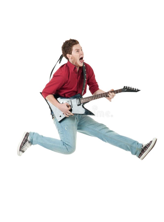 Famous rock star screaming stock image. Image of style - 17755025