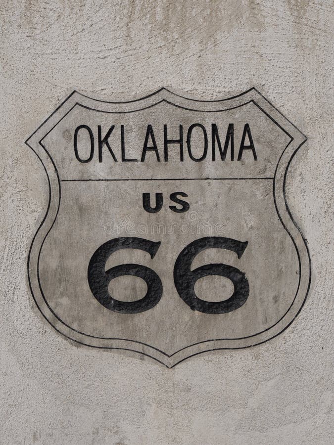 Famous Route 66 Sign in Tulsa Oklahoma Stock Photo - Image of ranch ...