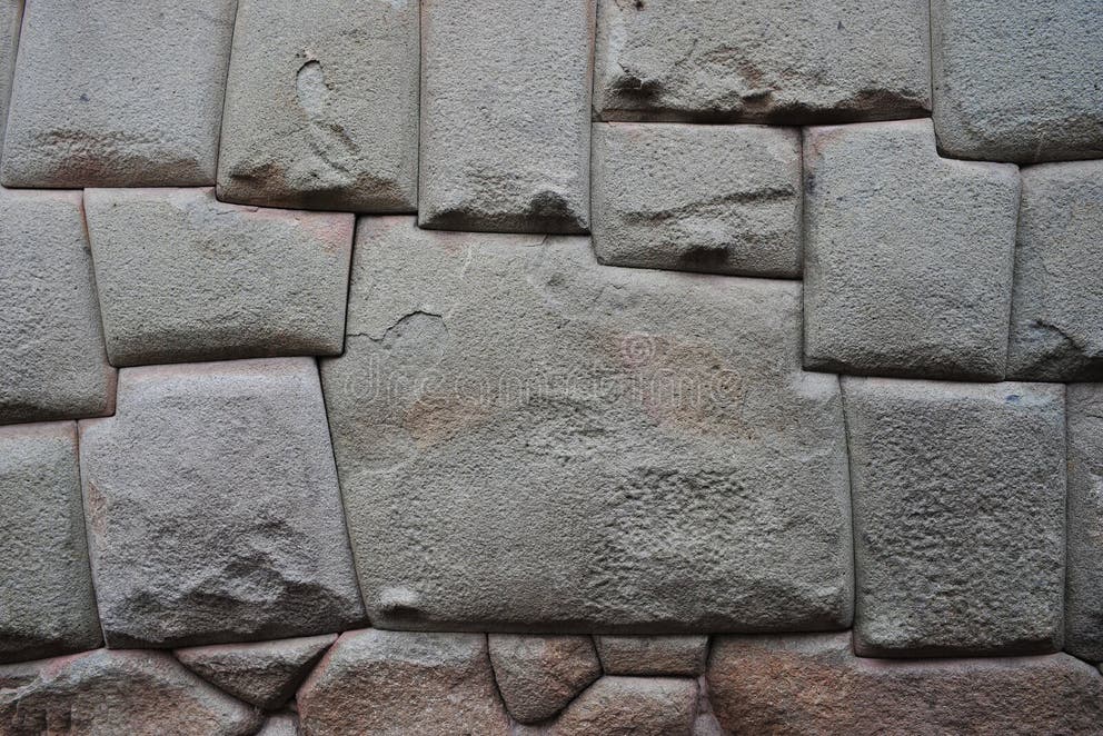 The Famous 12 Sided Stone in Old Incan Stonework in Cusco, Peru Stock ...