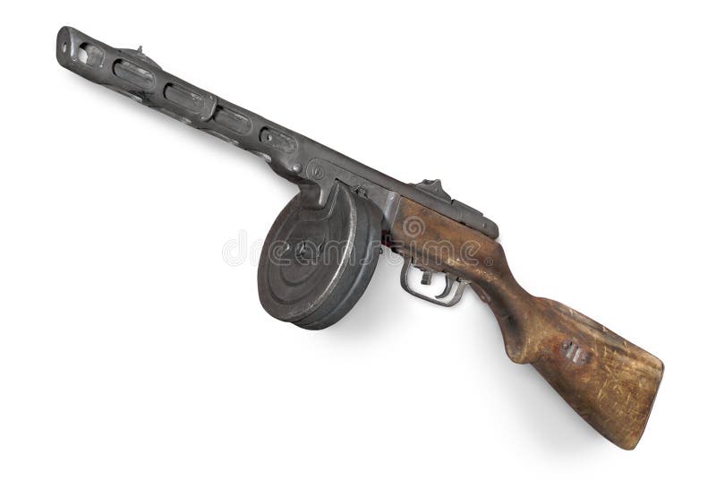 Famous Soviet (USSR) Submachine Gun Stock Image - Image of shoot, ussr ...