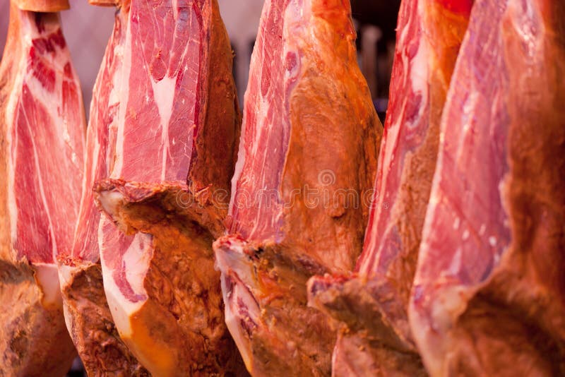 Famous spanish hamon stock image. Image of unhealthy - 38828993