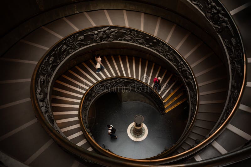 Famous Spiral Staircase in Vatican in Rome, Italy Editorial Image ...
