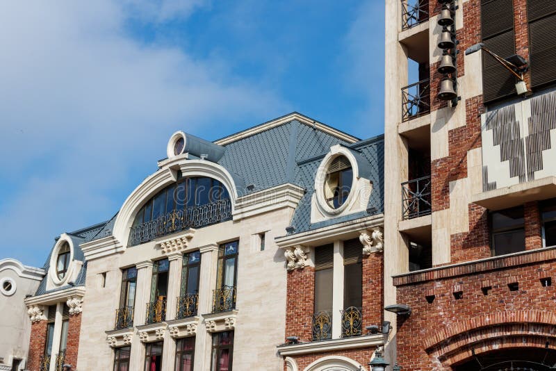 Famous Square Piazza in Old Town of Batumi Stock Image - Image of ...