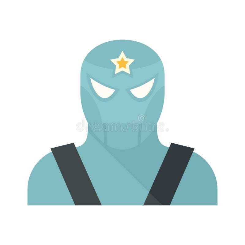 Famous Superhero Icon Flat Isolated Vector Stock Vector - Illustration ...