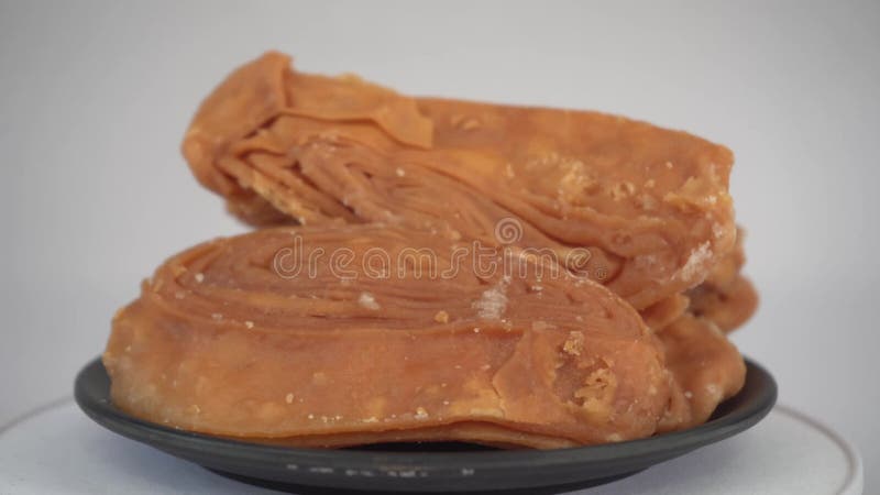 Famous sweet khaja of puri stock footage. Video of fritter - 347810050
