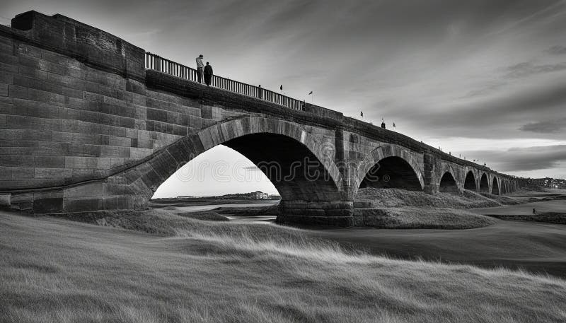 The Famous Swilken (or Swilcan) Bridge Over Swilken Burn between the ...