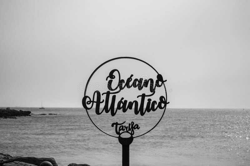 The Famous Symbol on the Pathway that Divides the Atlantic Ocean from ...