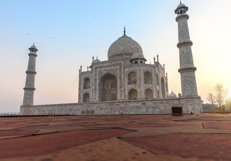 Famous Taj Mahal Close View, Agra, India Stock Image - Image of ...