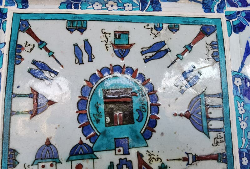 Famous Tiles on Mosques in Istanbul from the 16th Century Stock Photo ...