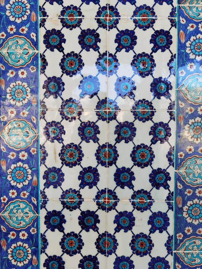 Famous Tiles on Mosques in Istanbul from the 16th Century Stock Photo ...