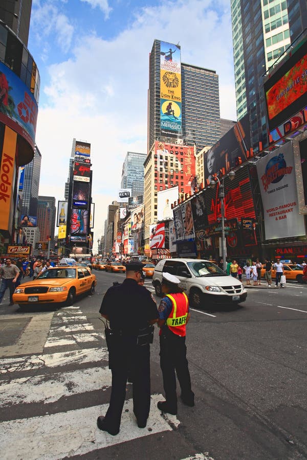 The famous Times Square editorial stock photo. Image of advertisement ...