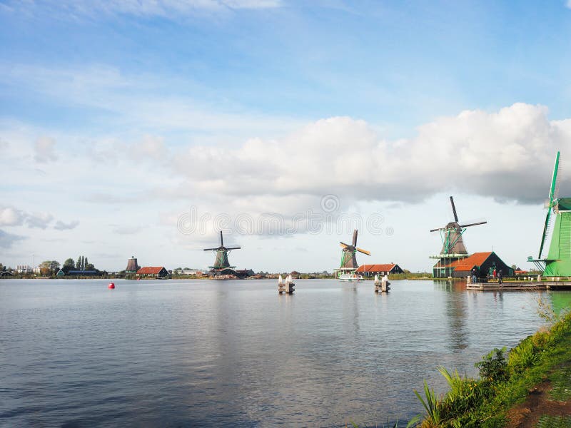 Famous Tourist Attractions in Netherlands Stock Image - Image of ...