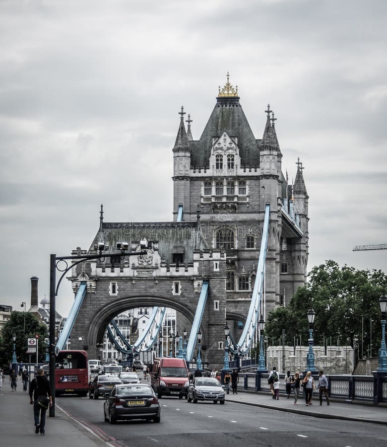Famous Tower Bridge in London, England Editorial Image - Image of ...