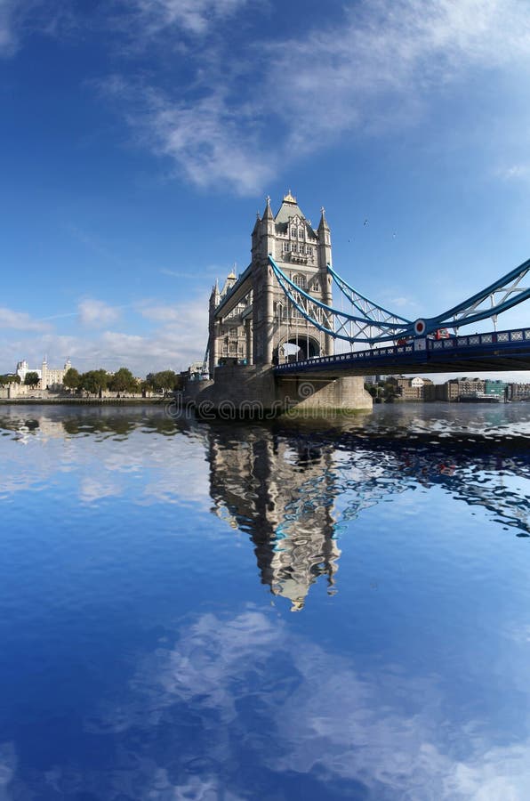 Famous Tower Bridge in London, UK Stock Image - Image of morning ...
