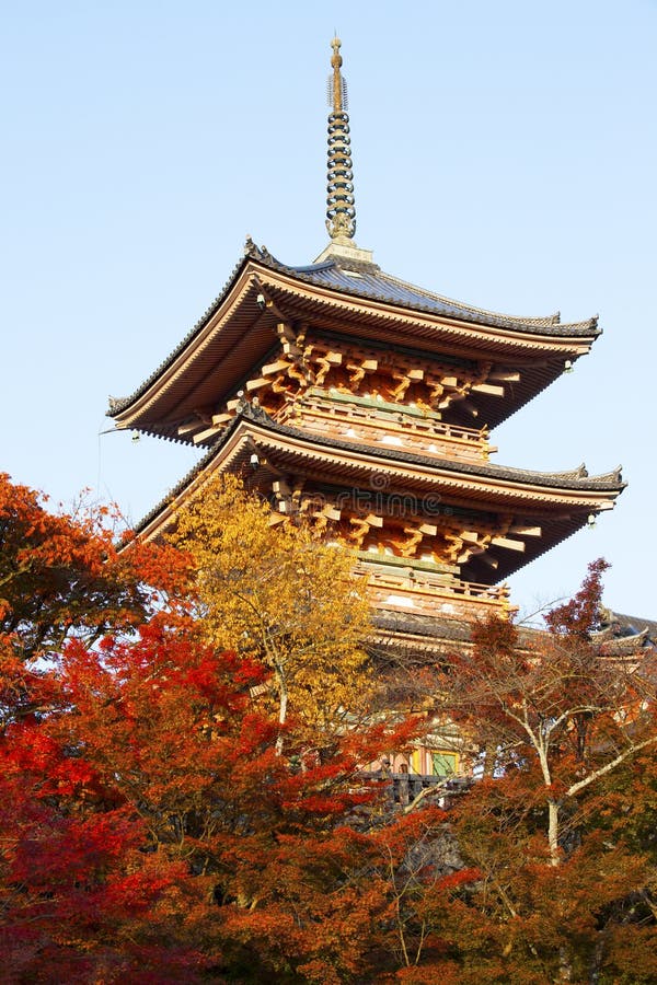 The Famous Tower in the Maples Stock Image - Image of temples, sunshine ...