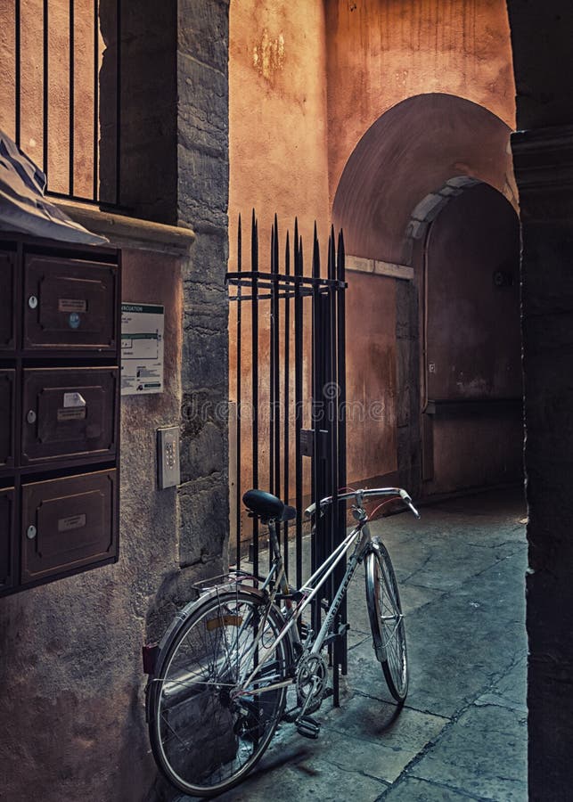 Famous Traboules in Lyon, France. Stock Image - Image of attraction ...