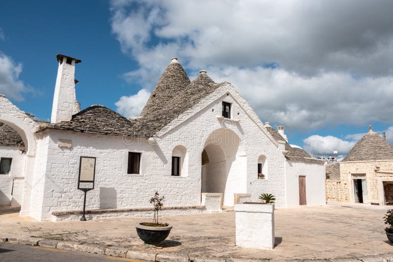 Famous Trullo Sovrano in Alberobello, Italy Stock Image - Image of ...