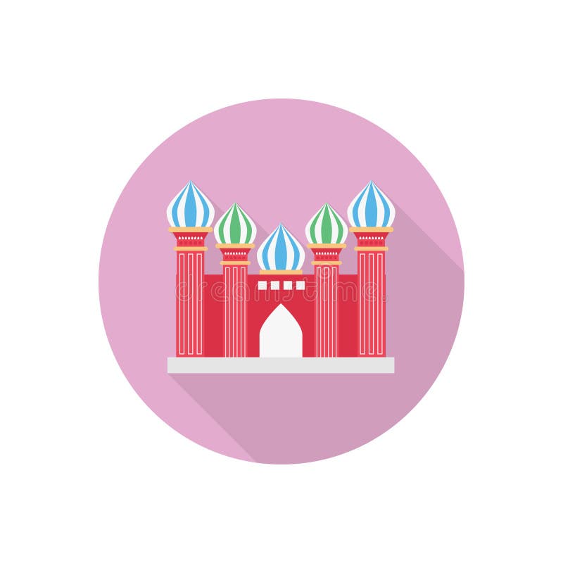 Famous Vector Flat Color Icon Stock Vector - Illustration of outline ...