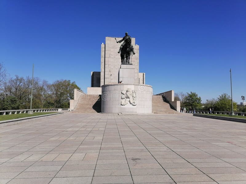 Vitkov statue editorial photography. Image of landmark - 207676502