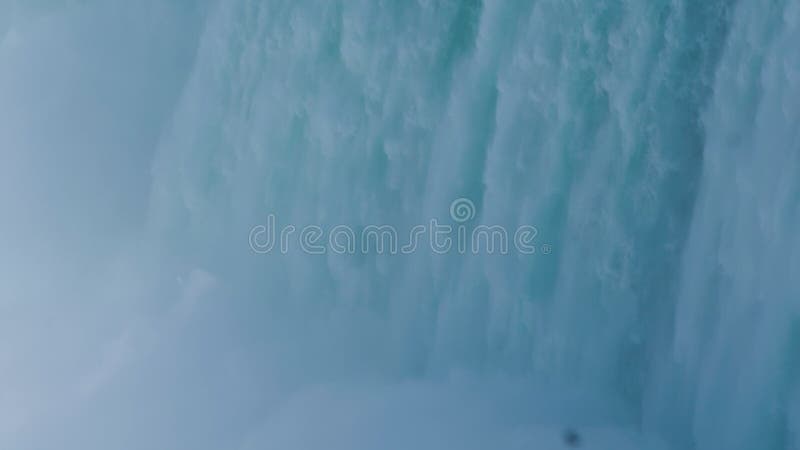 The Famous Waterfall of Niagara Falls in Canada, Close Up Water Flowing ...