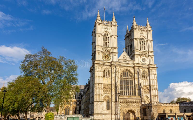 Famous Westminster Abbey in Spring, London, UK Editorial Stock Image ...
