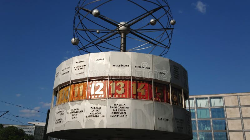 Famous World Clock at Alexander Square in Berlin - CITY of BERLIN ...