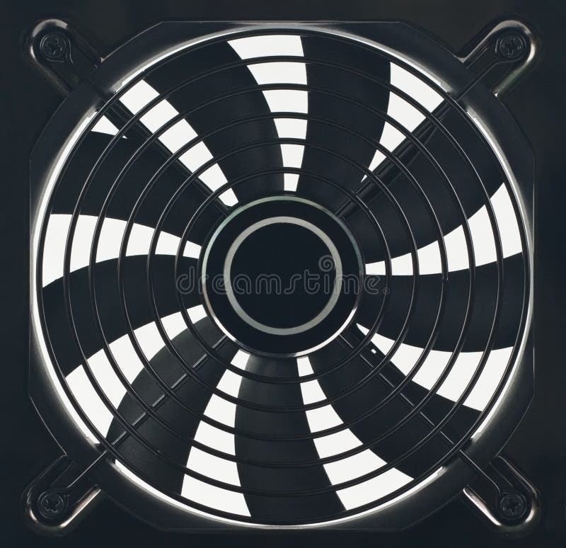 Fan stock image. Image of closeup, component, desktop - 23082989