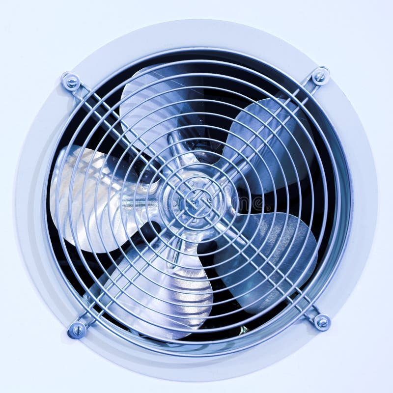 HVAC Cooling Fan stock image. Image of steel, heating - 26163049