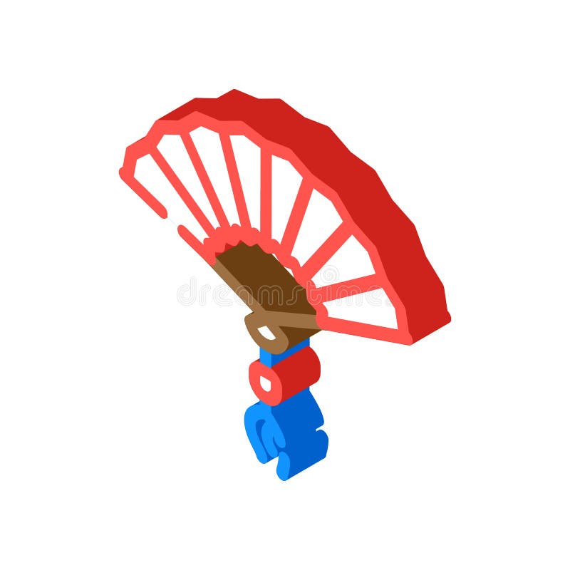 Fan Accessory Isometric Icon Vector Illustration Stock Vector ...